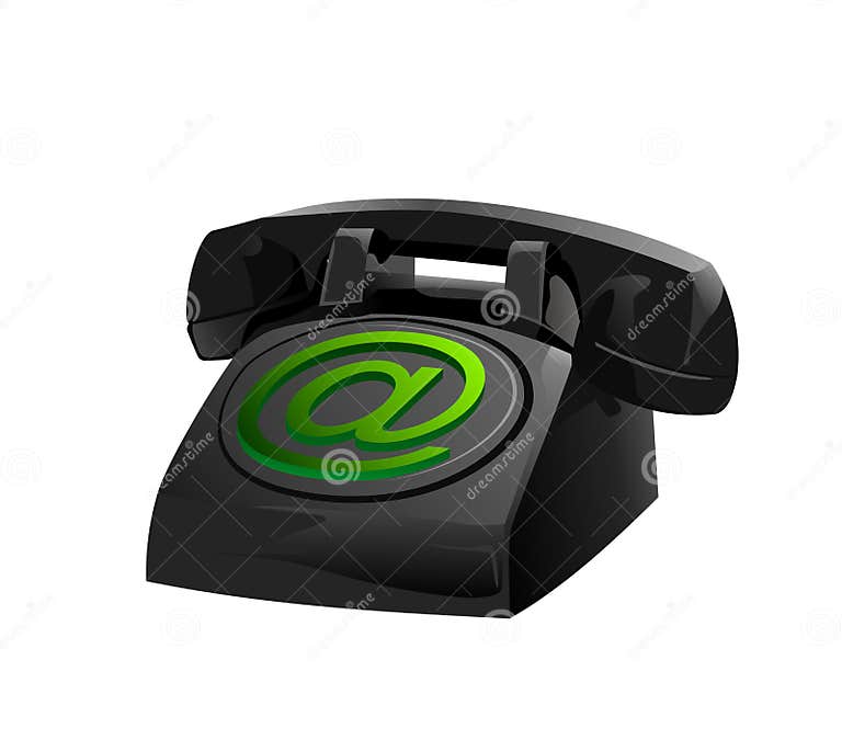 Old Style Phone Icon stock vector. Illustration of call - 22883937