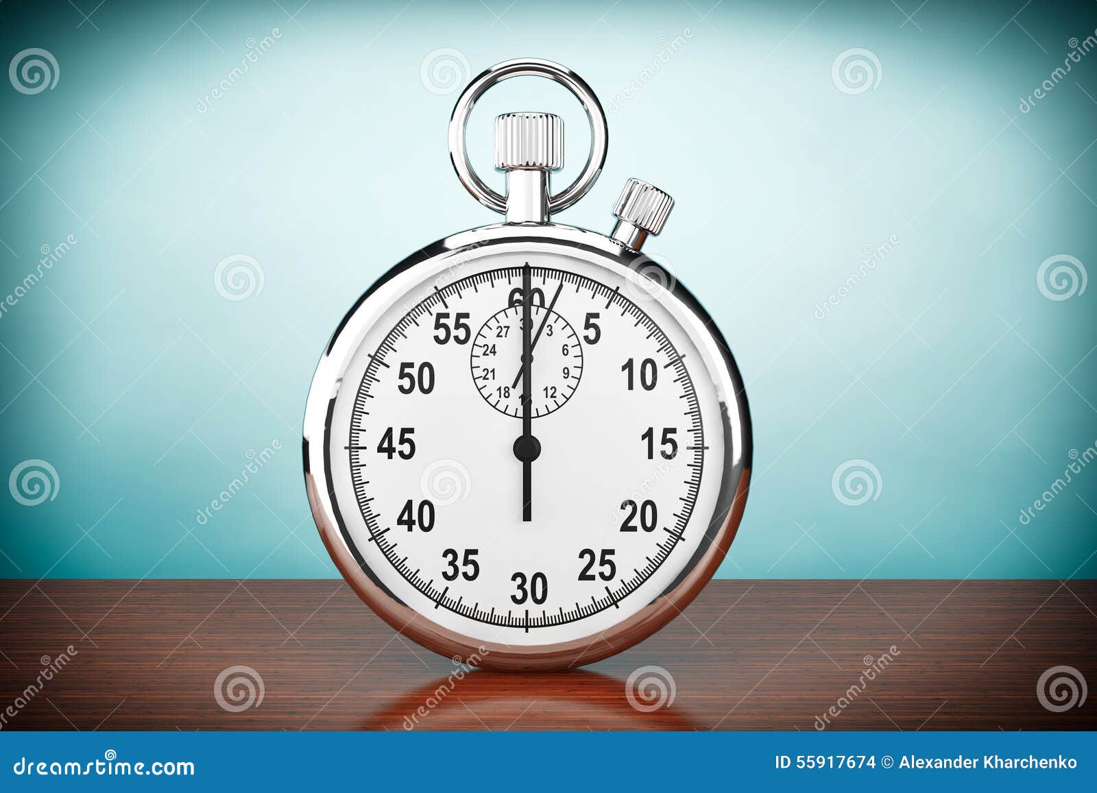 Old Style Photo. Silver Stopwatch Stock Illustration - Illustration of ...