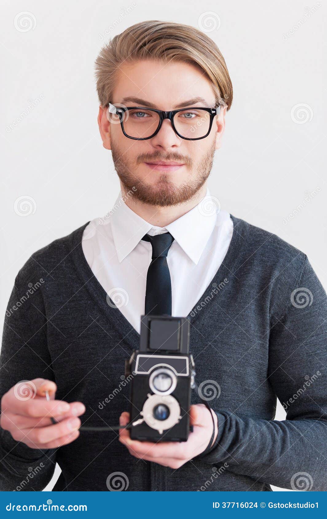 Old style photographer. stock photo. Image of metrosexual - 37716024