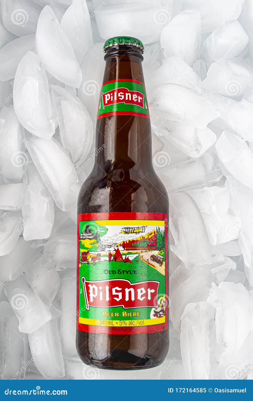 A Can Of Old Style Pilsner 710ml. German Style Beer Brewed By Molson ...