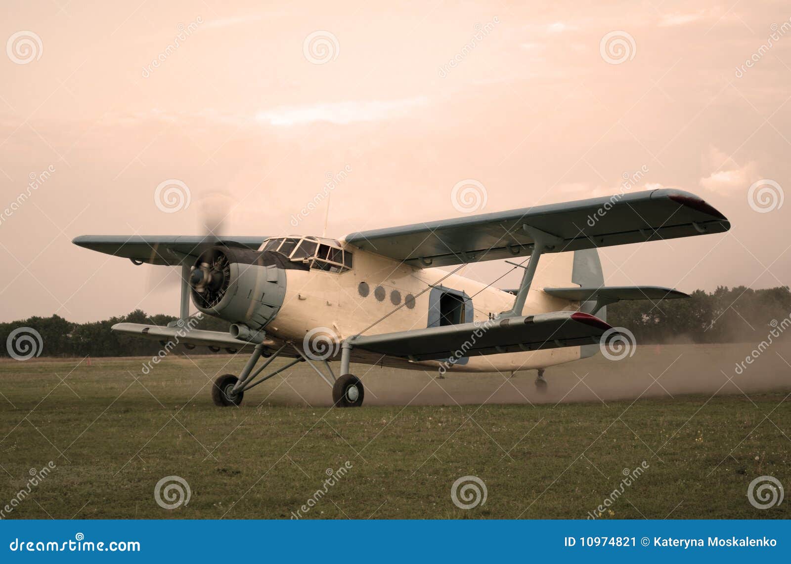 Old style plane flying up stock image. Image of 1940s - 10974821