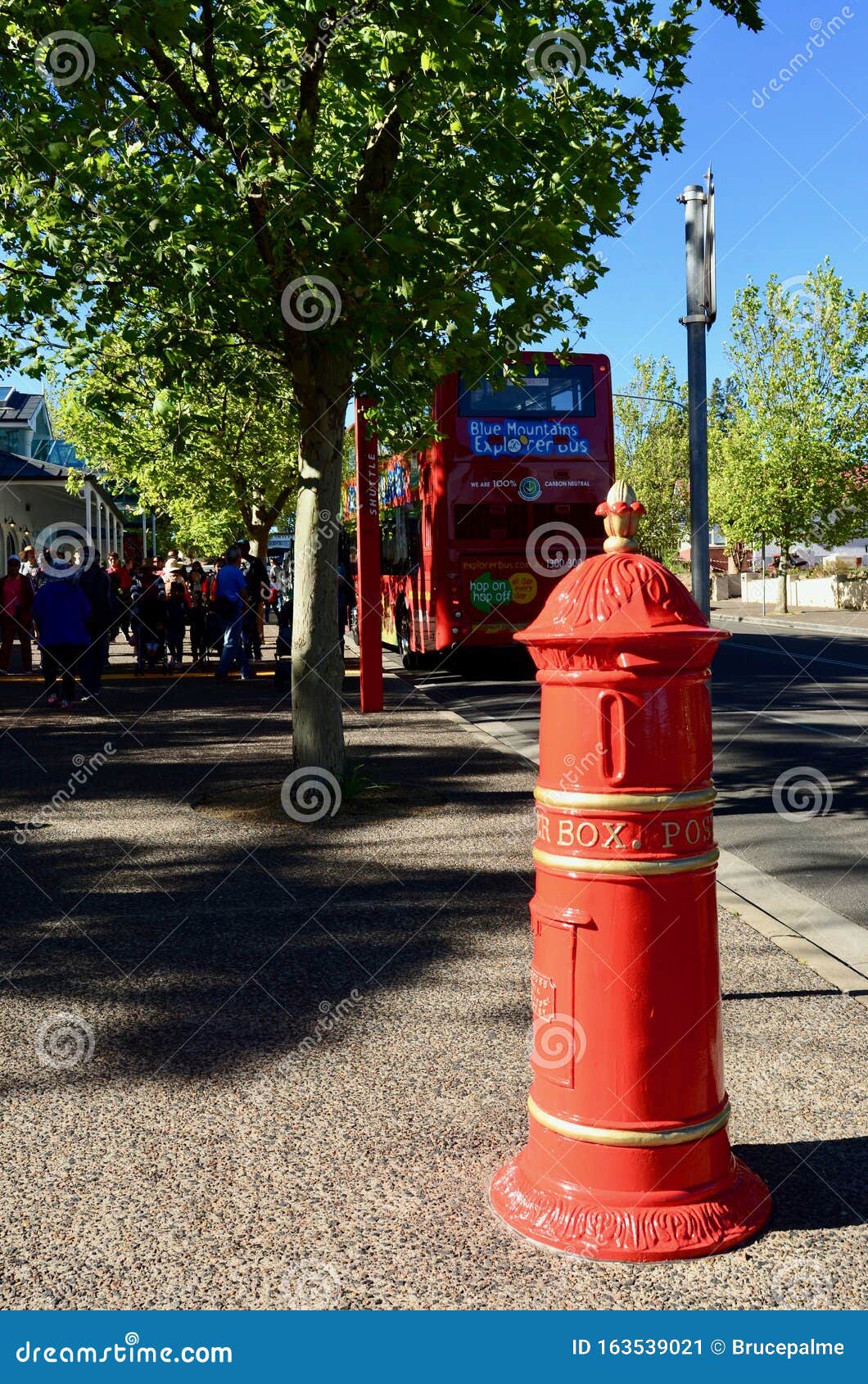 An Old Style Post Box at Katoomba Editorial Photo - Image of nostalgia ...
