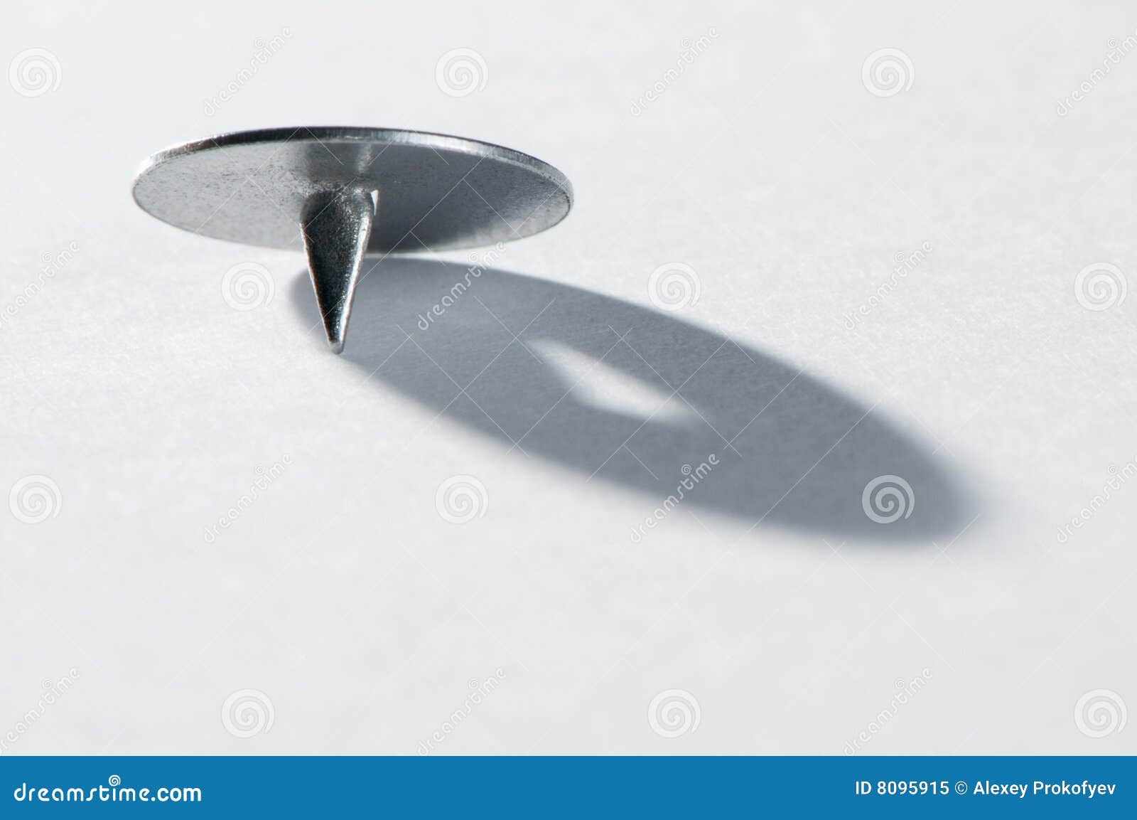 Old-style Pushpin With Shadow Picture. Image: 8095915