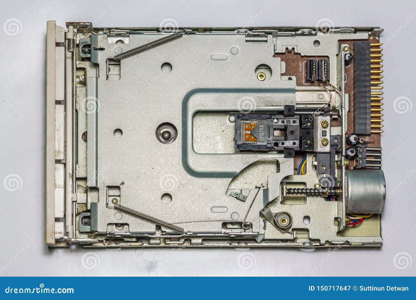 Old Style Retro Disk Readers. a Soft Disc or Floppy Disk is an Ancient ...