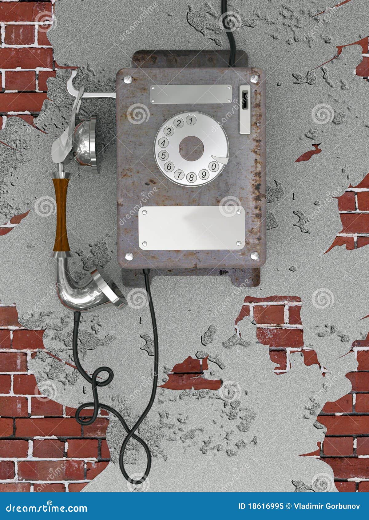 Old Rusty Red Telephone Boxes Royalty-Free Stock Photo | CartoonDealer ...