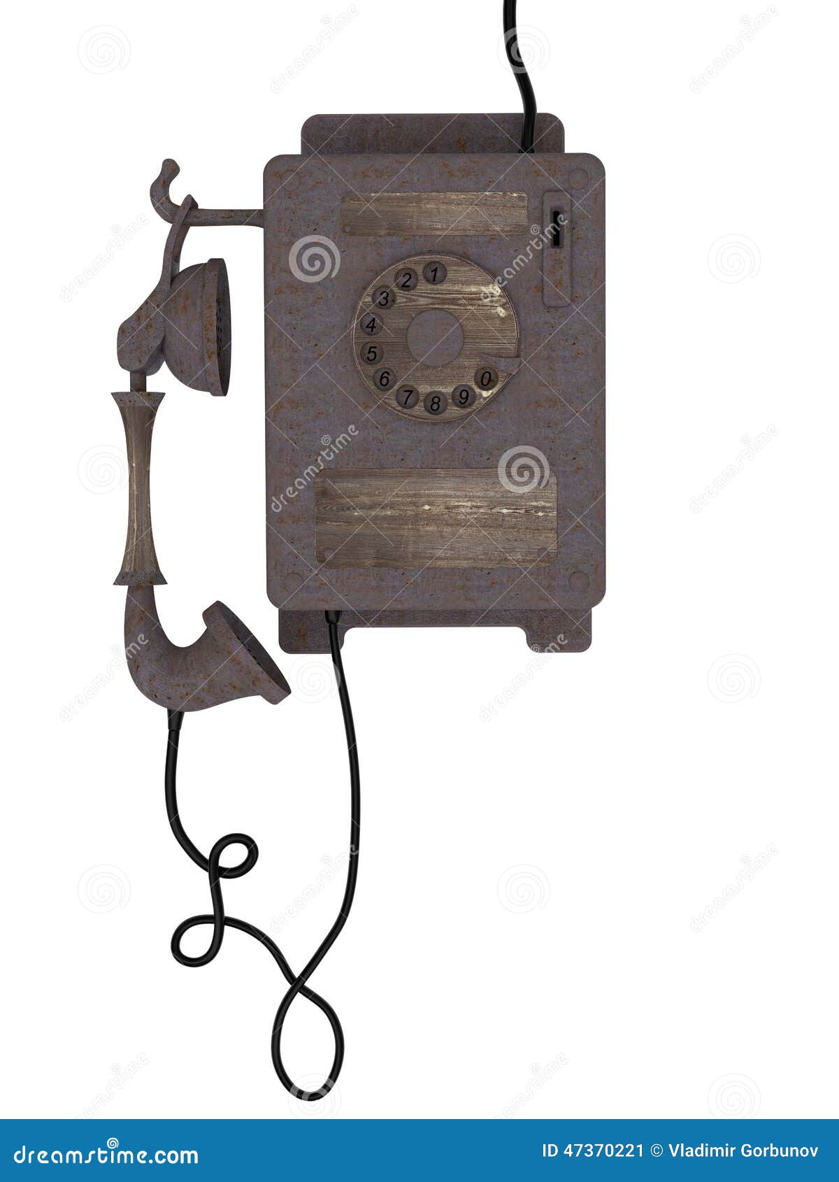 Old Rusty Red Telephone Boxes Royalty-Free Stock Photo | CartoonDealer ...