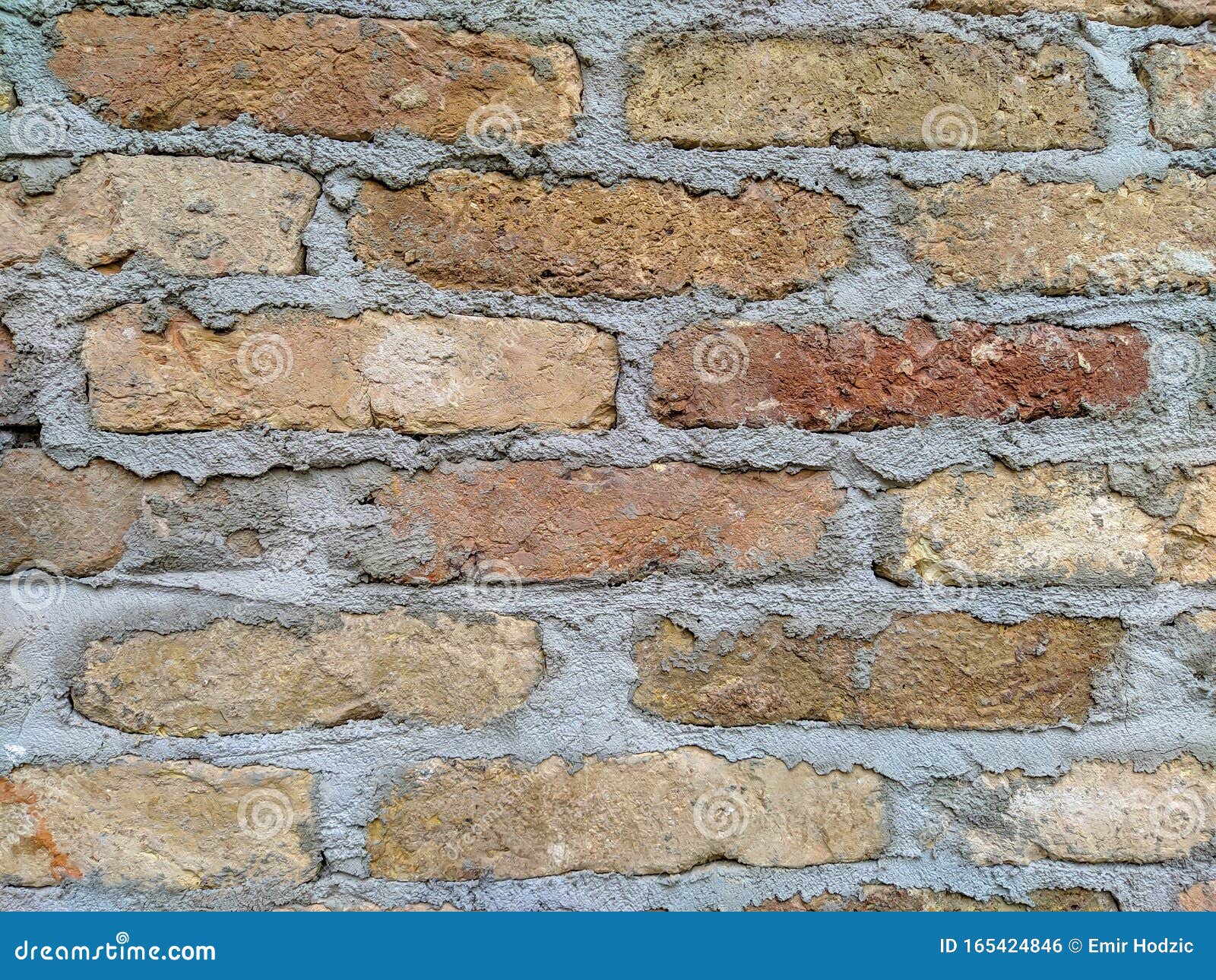 Old Style Stone Rock Bricks with Concrete and Rough Pattern Texture ...