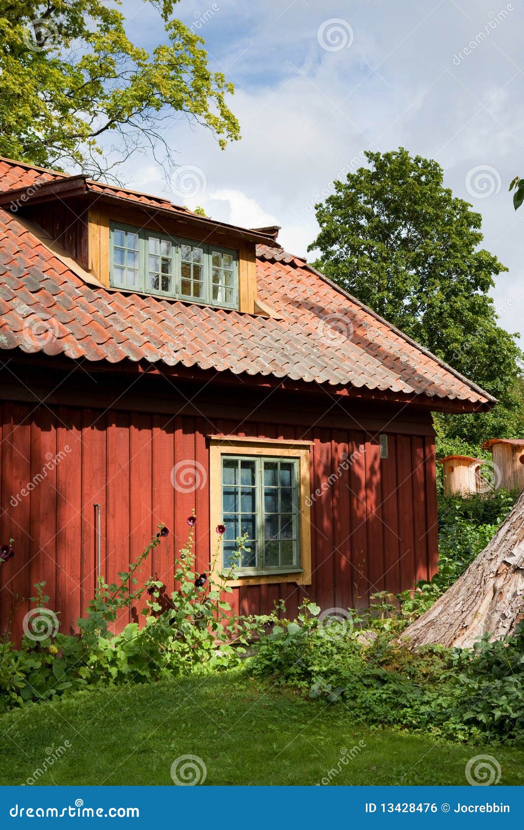Old style Swedish home stock photo. Image of fashion - 13428476
