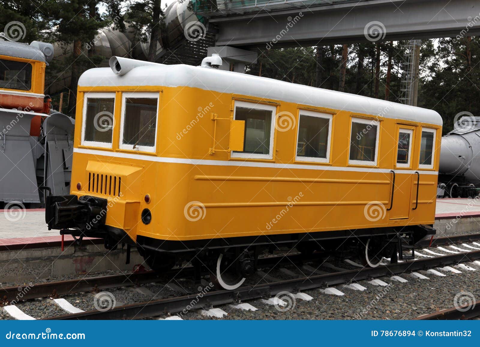 Old Style Train in Railroad Stock Photo - Image of othe, empty: 78676894