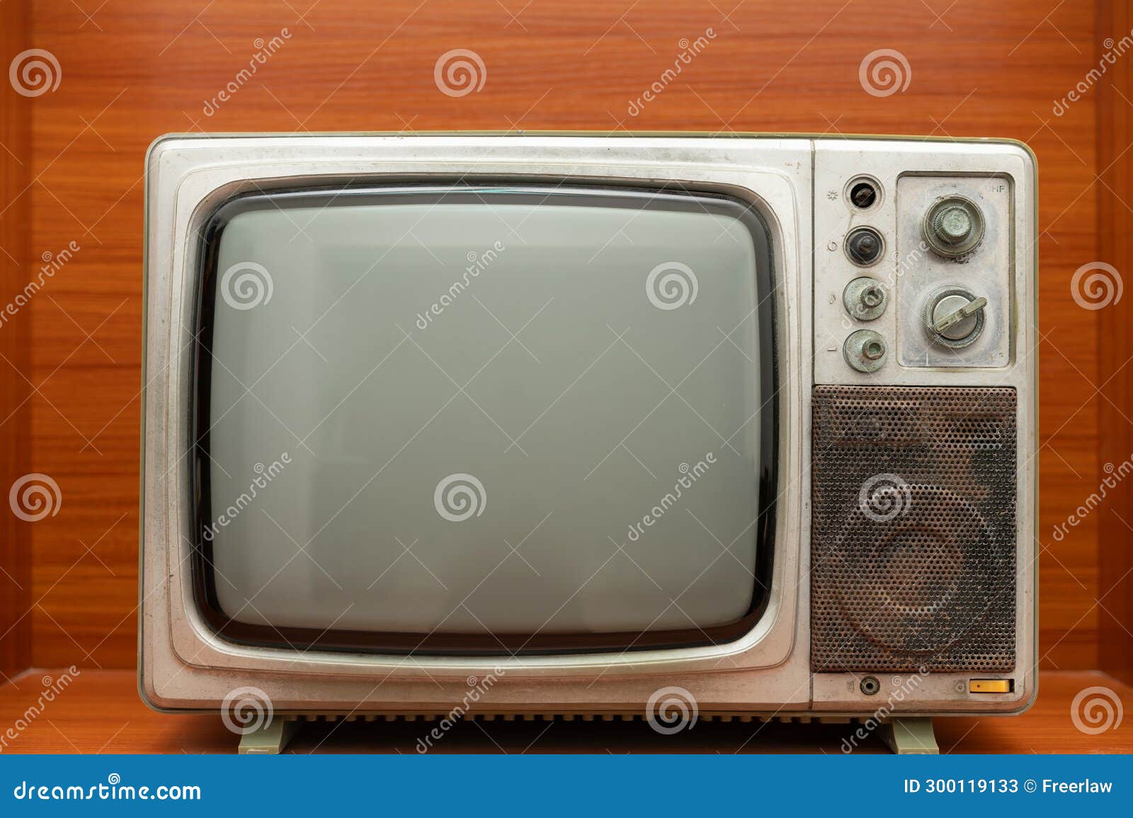 Old style tv set stock image. Image of show, advertisement - 300119133