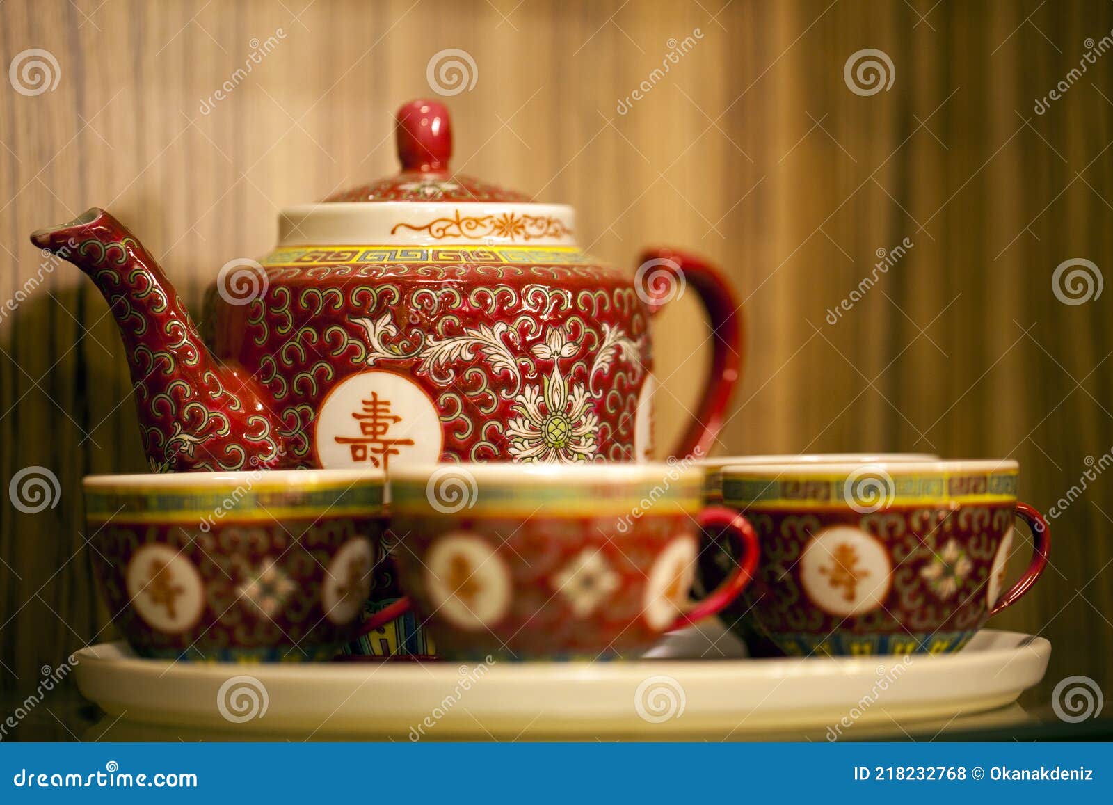 Old Style Vintage Traditional Tea Cups Stock Photo - Image of breakfast ...
