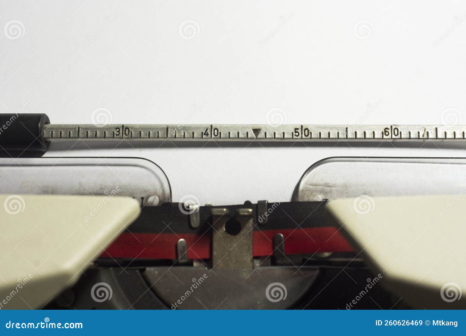 Old Style Vintage Typewriter Message Stock Image - Image of profession ...