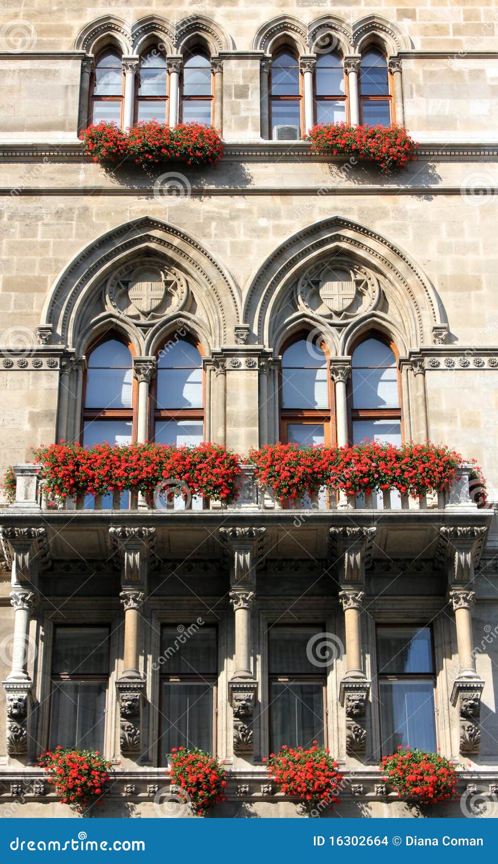 Old style windows stock photo. Image of blue, facade - 16302664