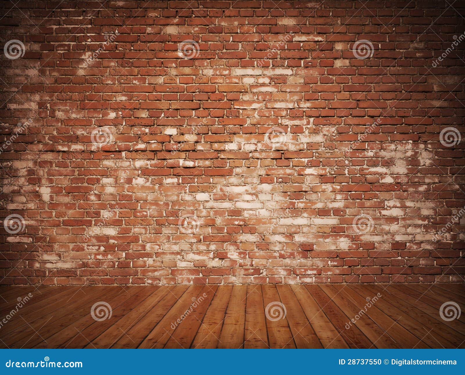Old Styled brick interior stock illustration. Illustration of decor ...