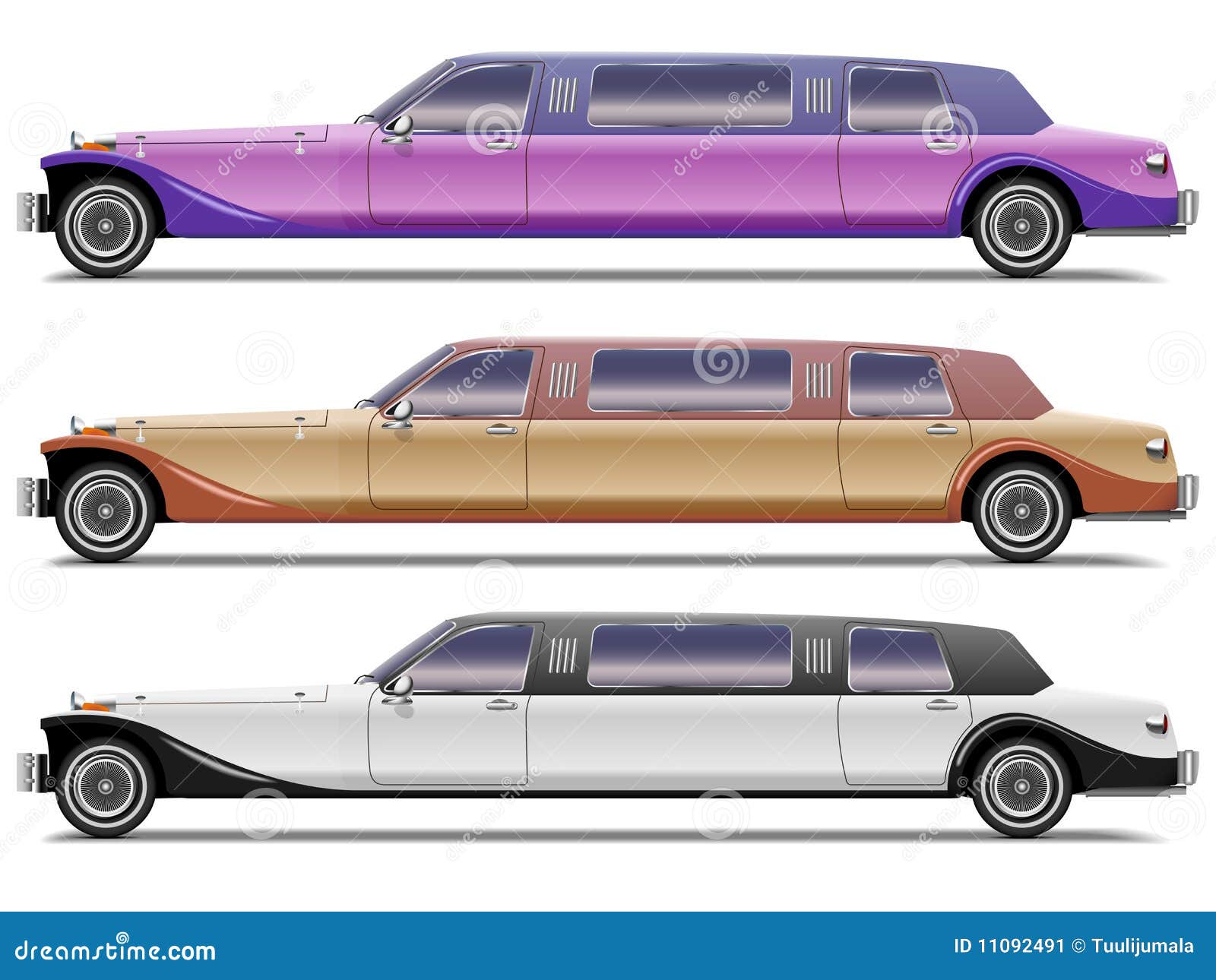 LIMOUSINES -Realistic Neon Sign On Brick Wall Background - 3D Rendered ...