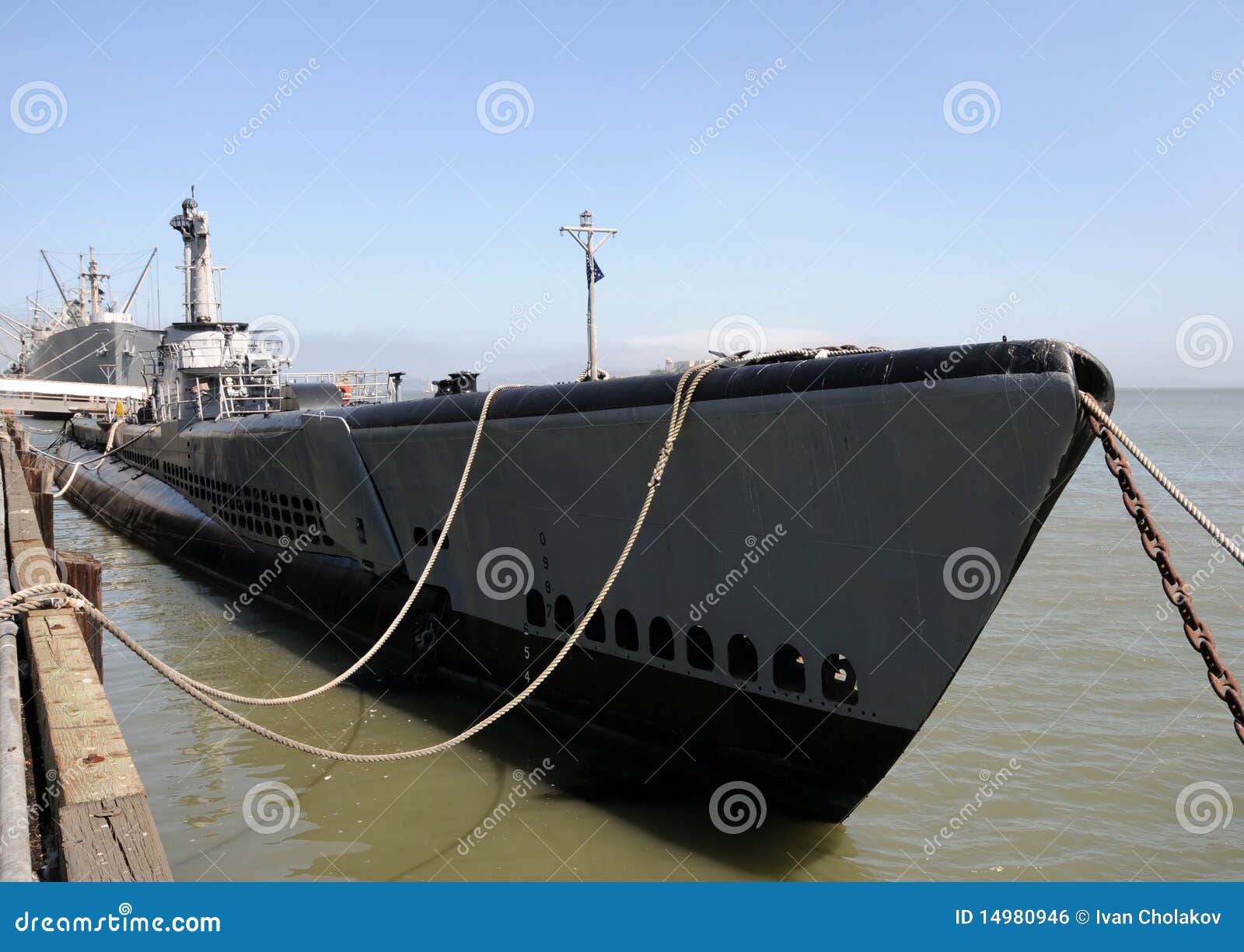 Old submarine stock photo. Image of world, restored, naval - 14980946