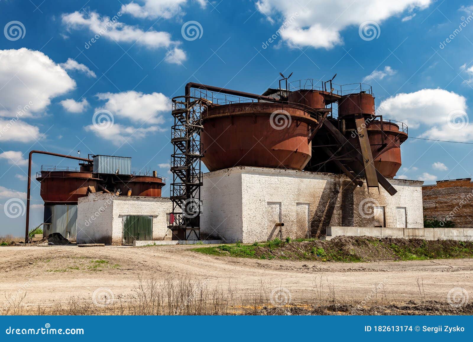 Old Sugar Factory. Industry in Ukraine Stock Photo - Image of ...