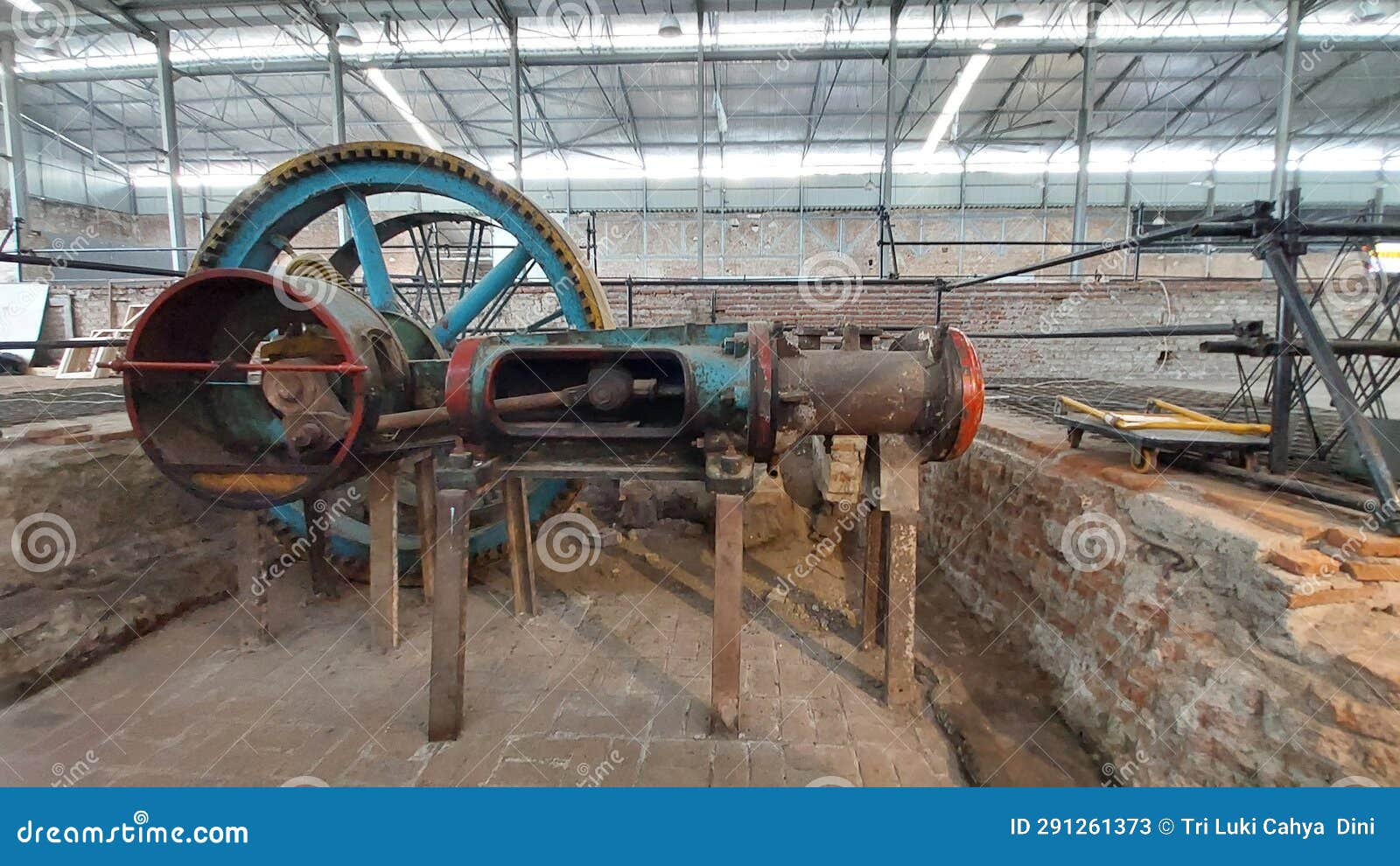 Old sugar factory machine stock image. Image of rest - 291261373