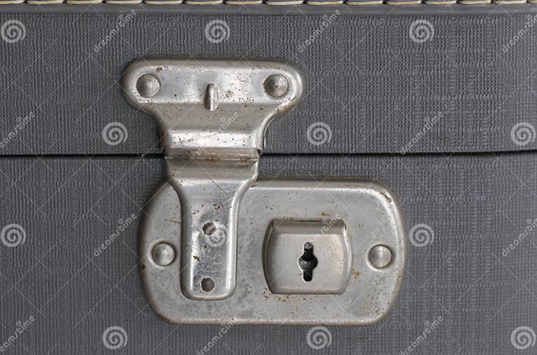 Old Suitcase Lock stock image. Image of security, gray - 7799793