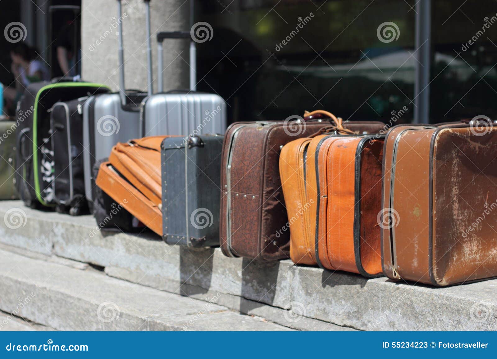 Old suitcase stock image. Image of refugees, suitcases - 55234223