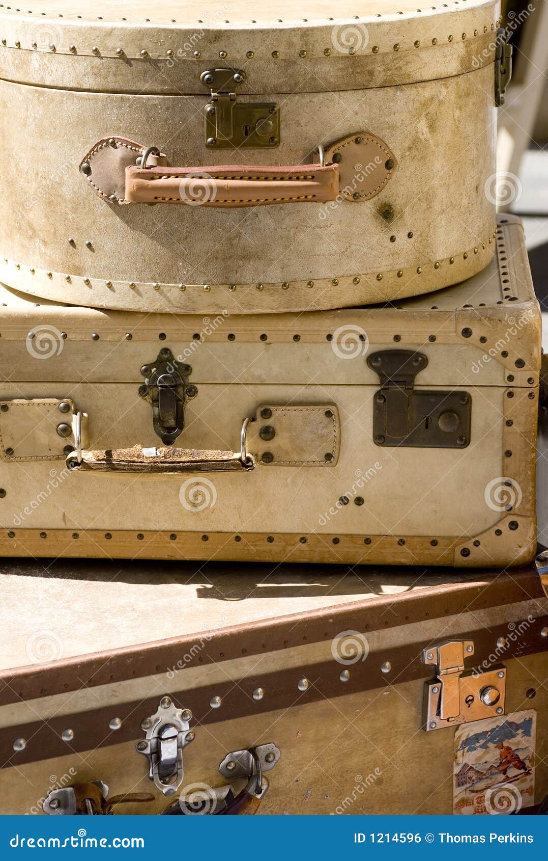 Old suitcases stock photo. Image of history, move, baggage - 1214596