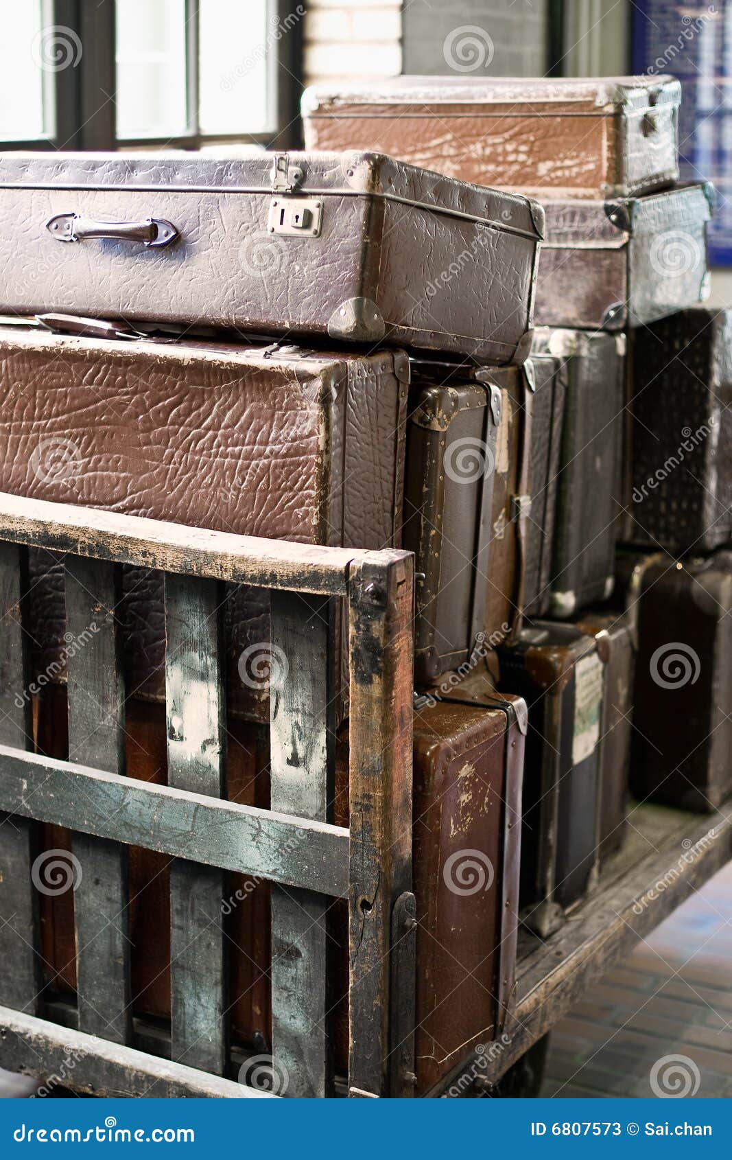 Old Suitcases stock image. Image of bags, trip, trunks - 6807573