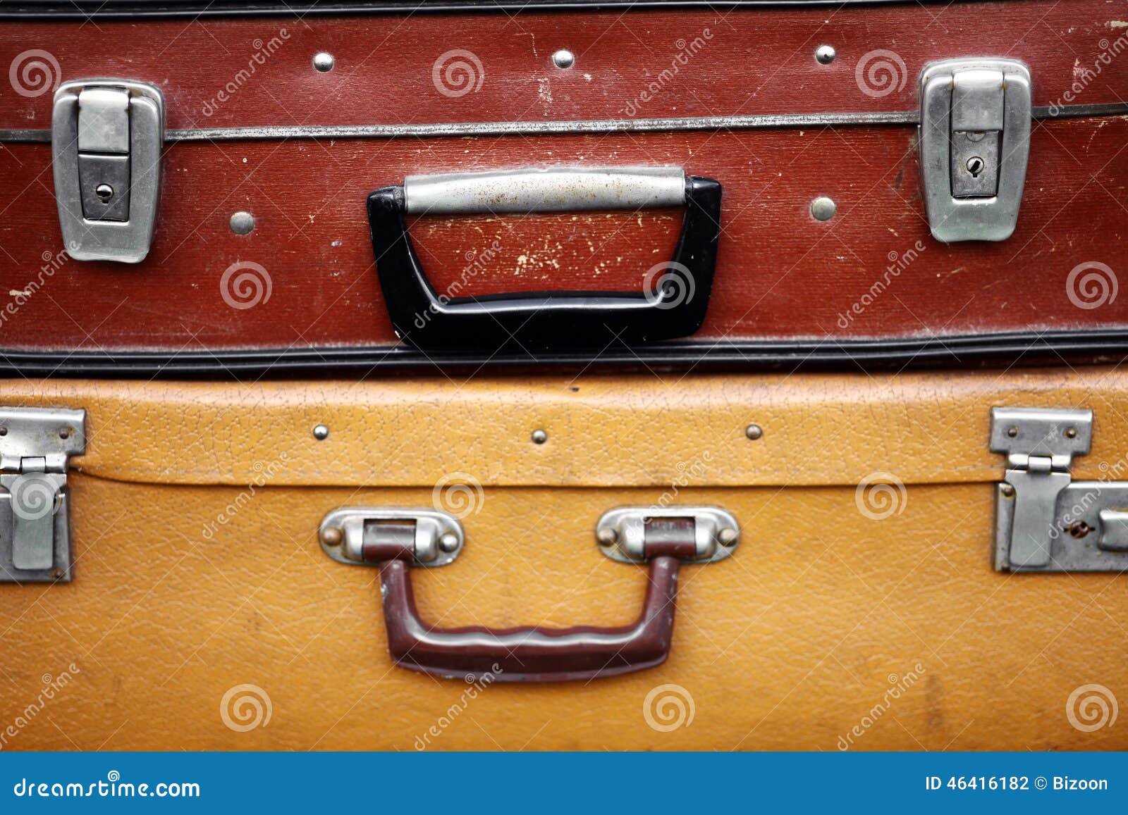 Old suitcases stock photo. Image of container, dirty - 46416182