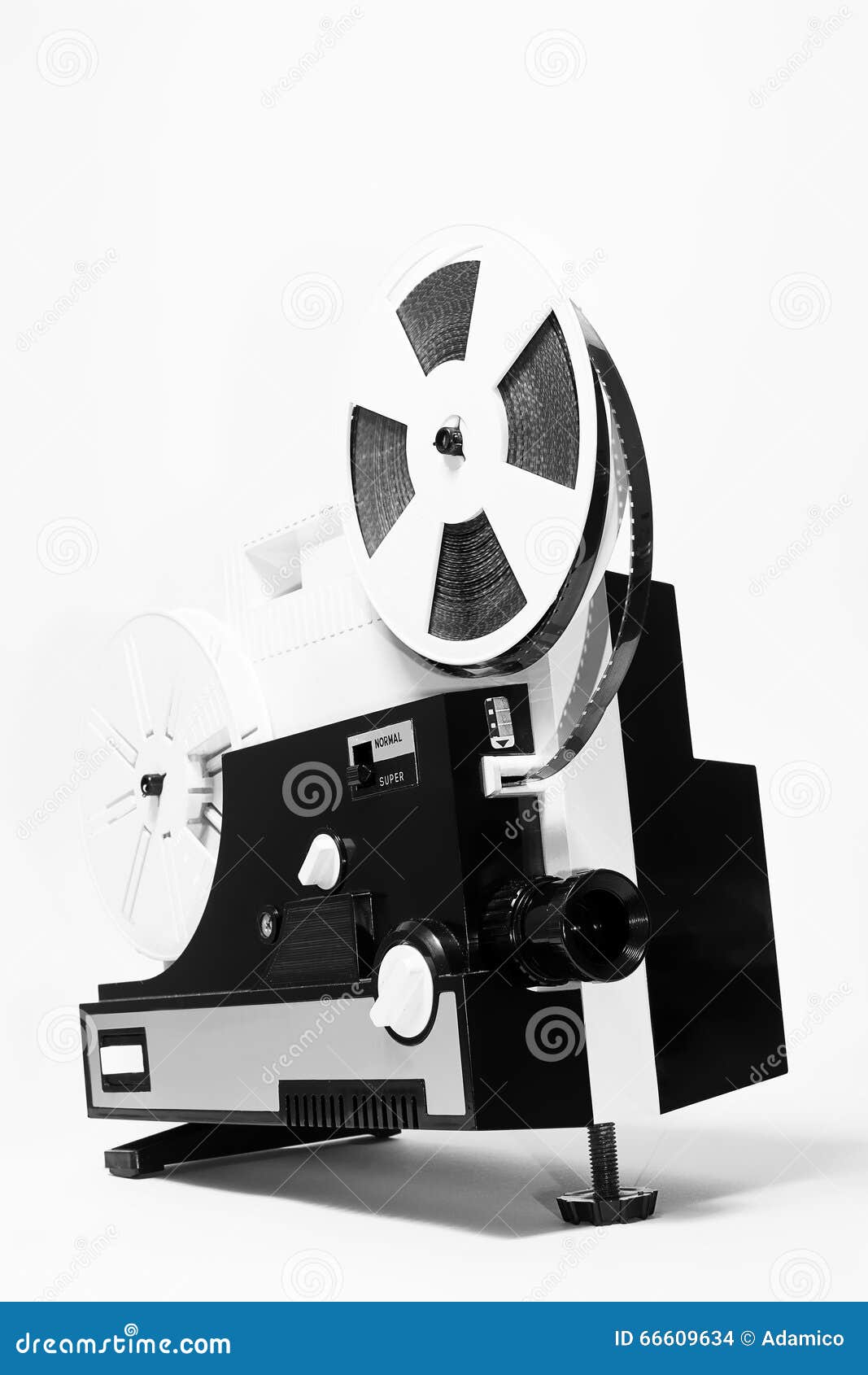Projector With Pile Of Books Stock Photography | CartoonDealer.com #2544446
