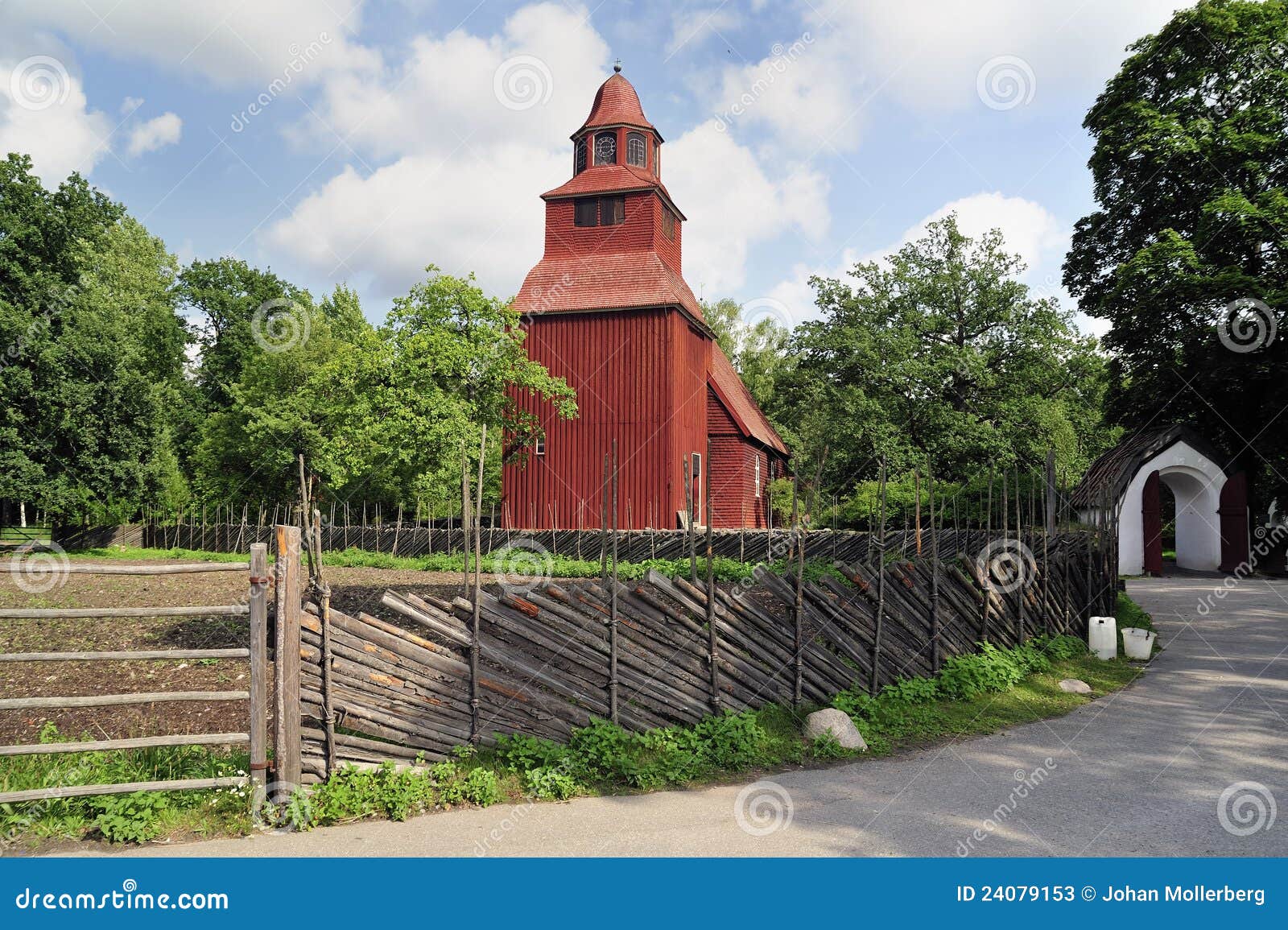 Old Swedish church stock image. Image of stockholm, swedish - 24079153