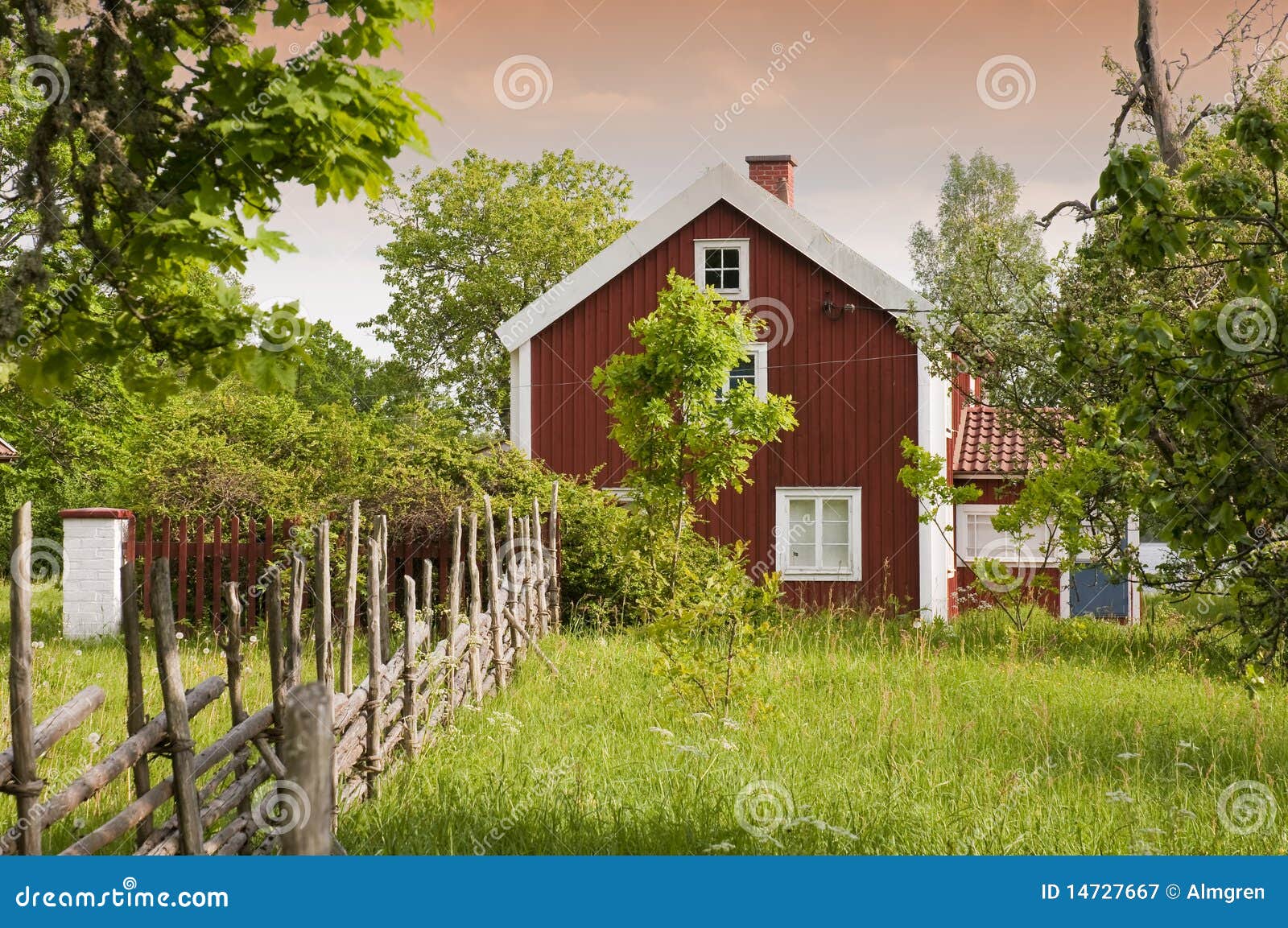 Old Swedish Farmhouse stock image. Image of heritage - 14727667