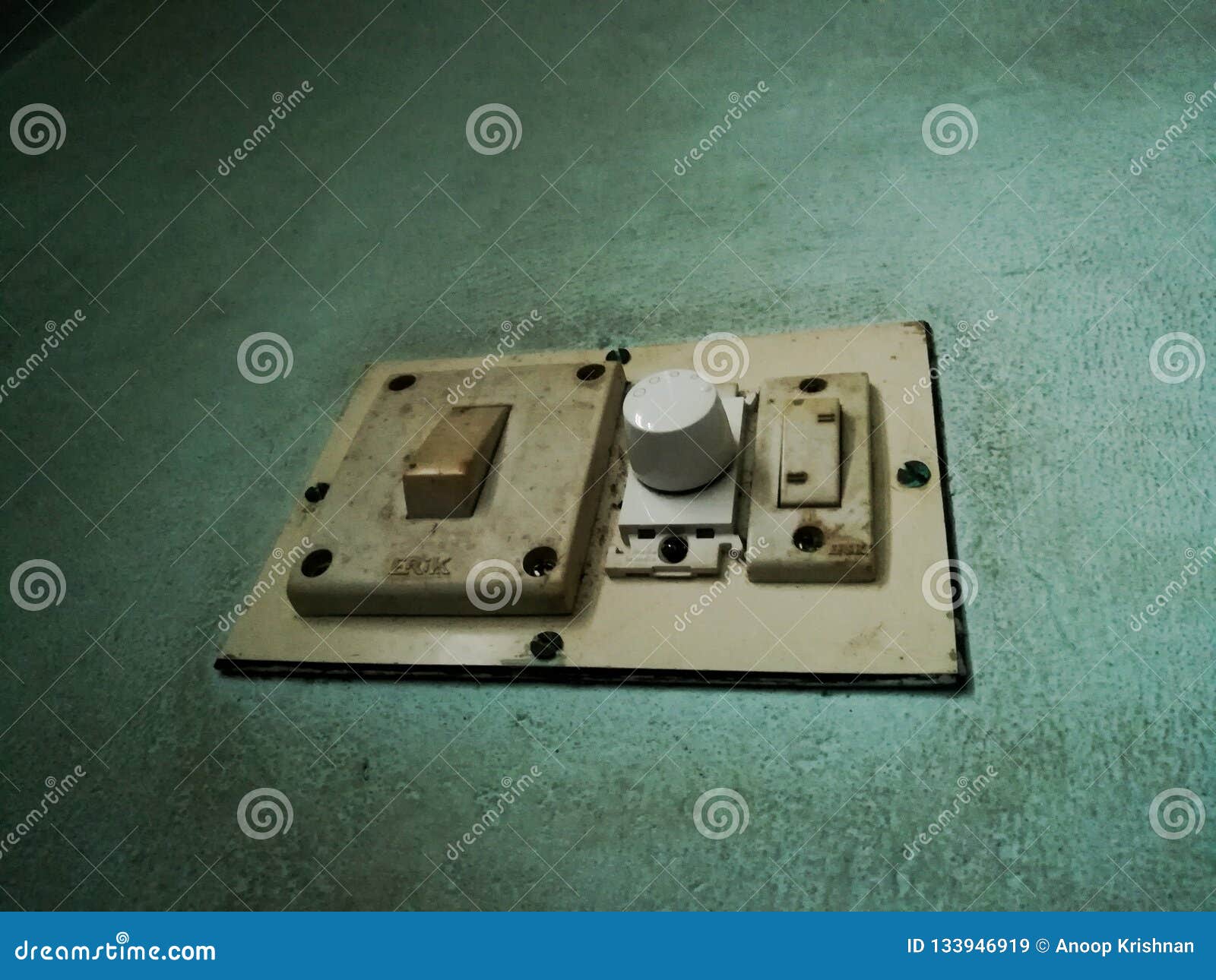 Old swich stock image. Image of electric, blue, electricks - 133946919