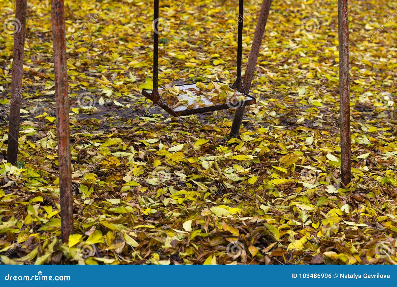 Old swing stock photo. Image of childhood, memories - 103486996