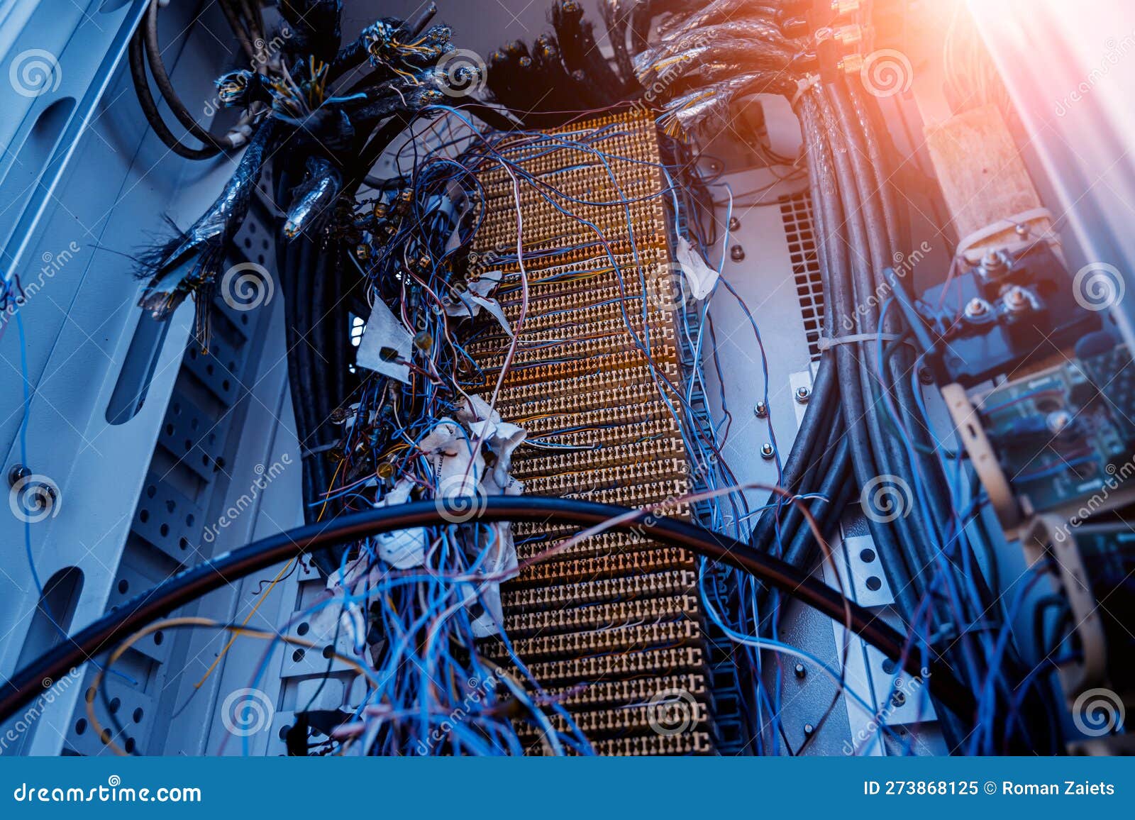 Old Switch Panel of a Very Old Manual Telephone Stock Image - Image of ...