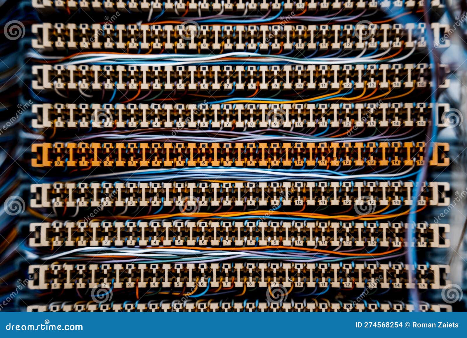 Old Switch Panel of a Very Old Manual Telephone Stock Photo - Image of ...