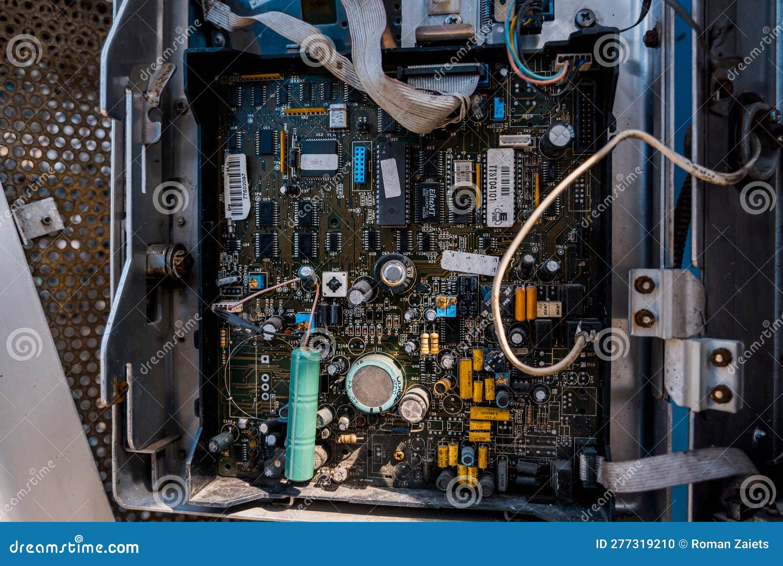 Old Switch Panel of a Very Old Manual Telephone Stock Photo - Image of ...