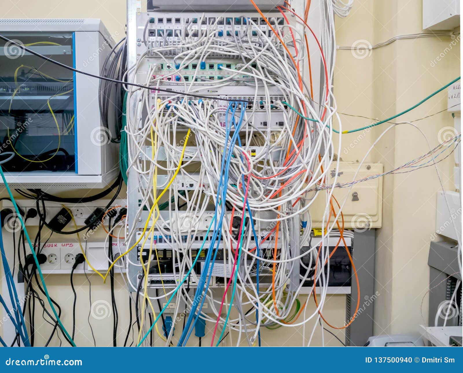 Switchboard. Control Panel Communication Stock Photo - Image of ...