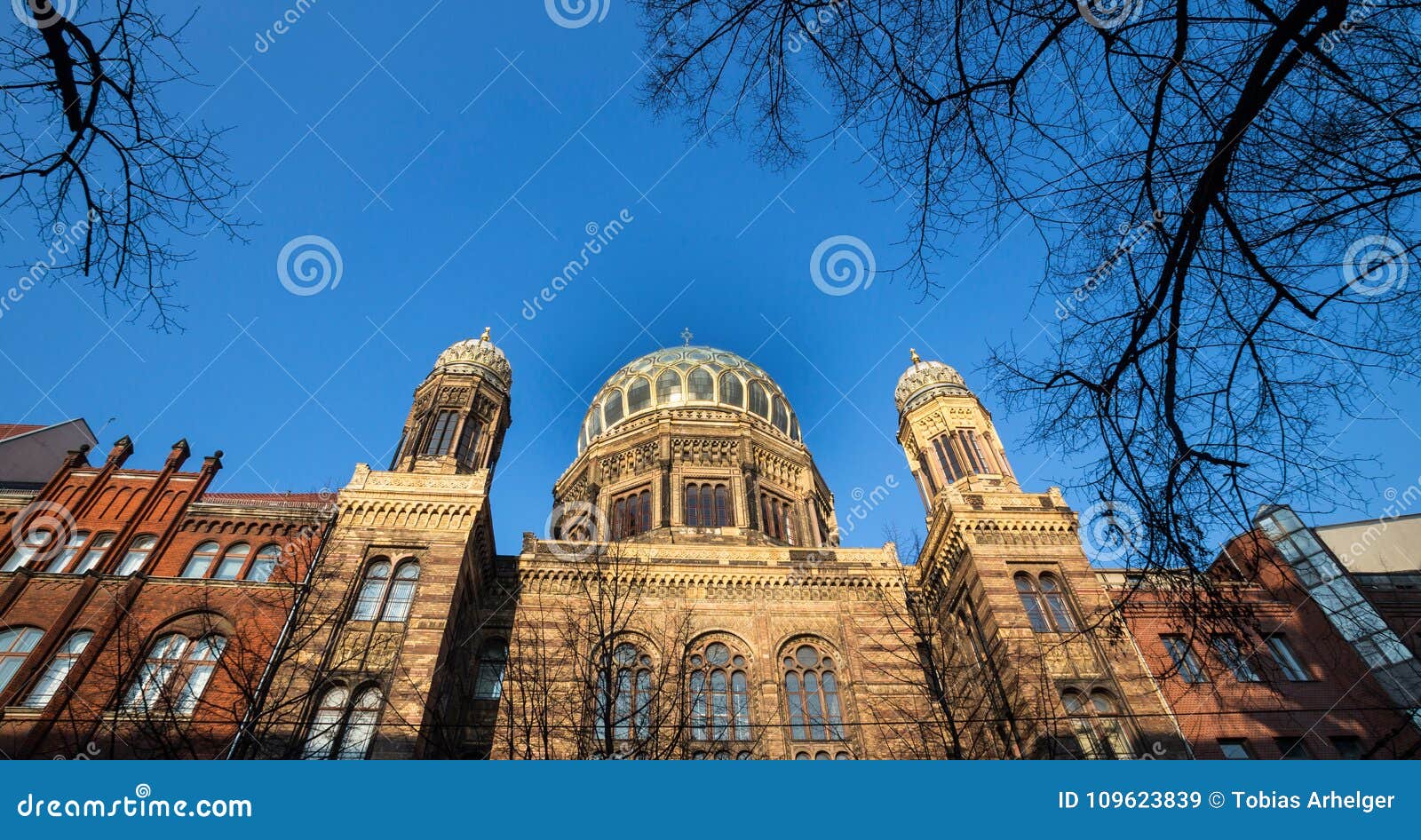 Old Synagogue Berlin Germany Stock Image - Image of religion, tower ...