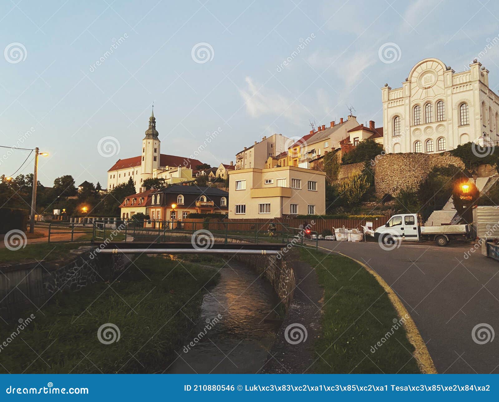 Old Synagogue in Historical Part Stock Photo - Image of historical ...