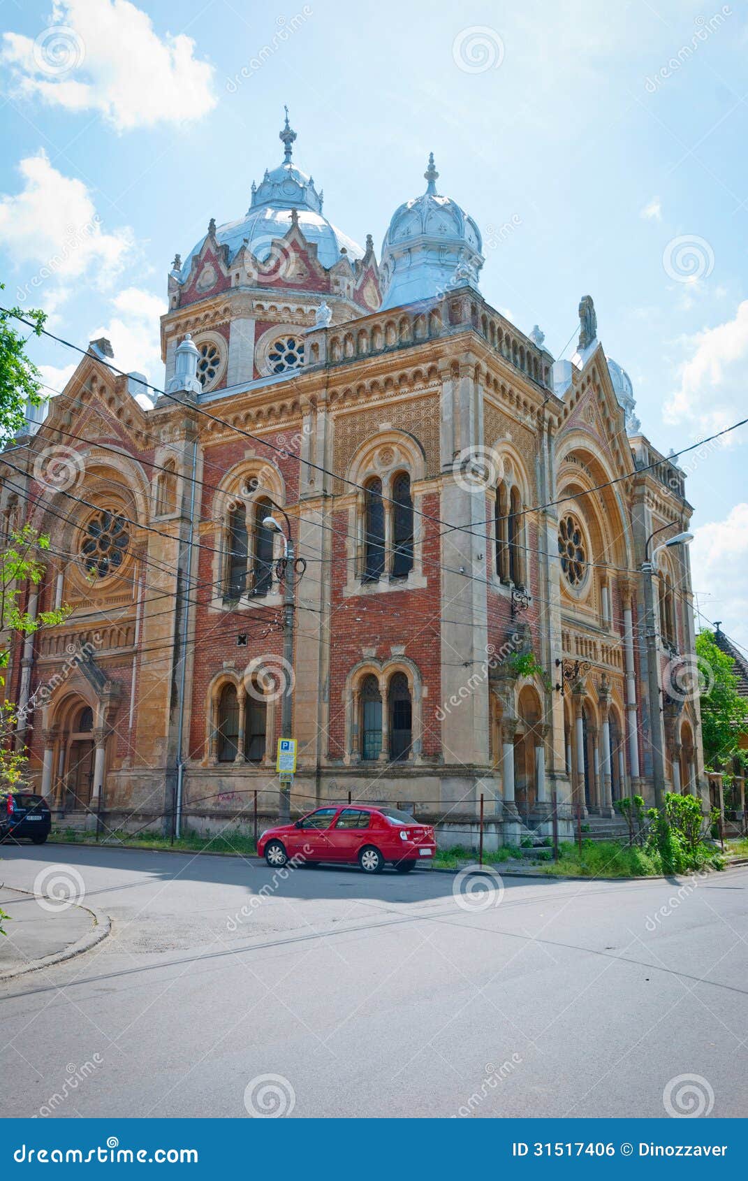 Old Synagogue in Timisoara, Romania Stock Photo - Image of attraction ...