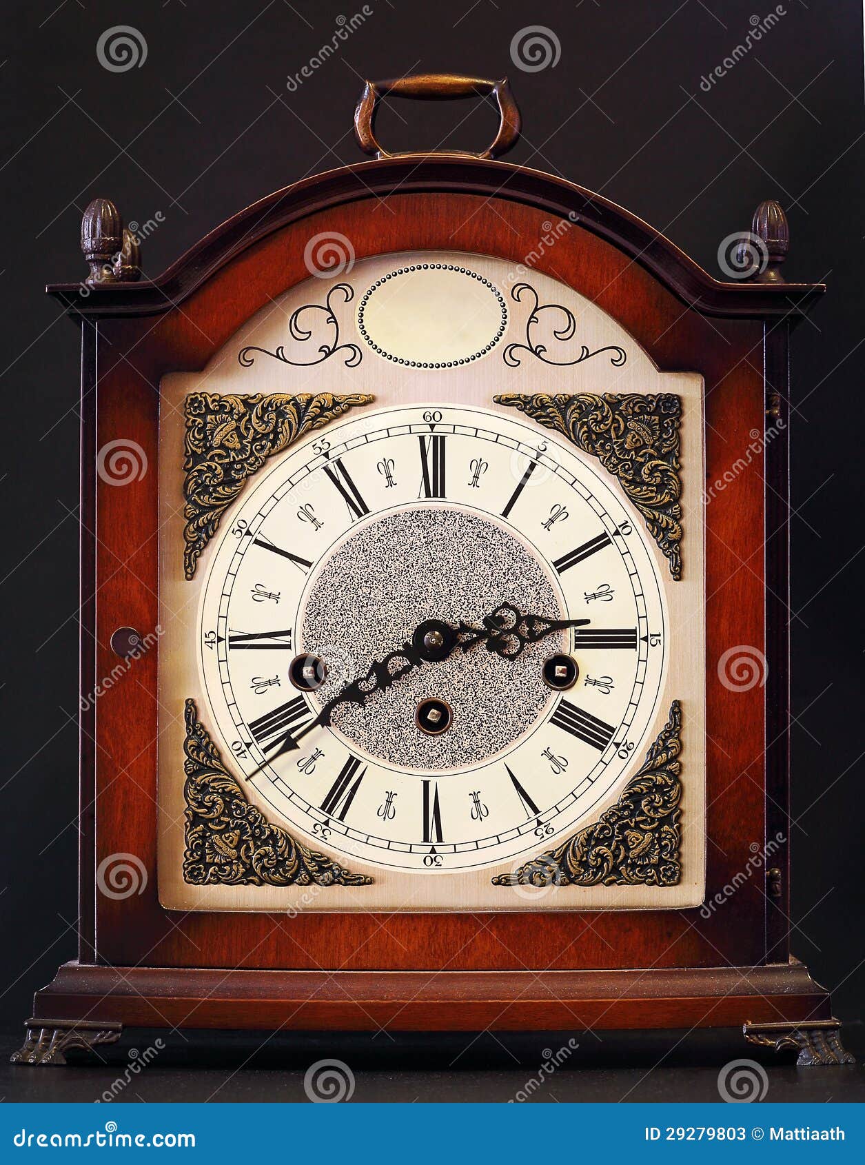 Old table clock stock image. Image of clockwork, stopwatch - 29279803