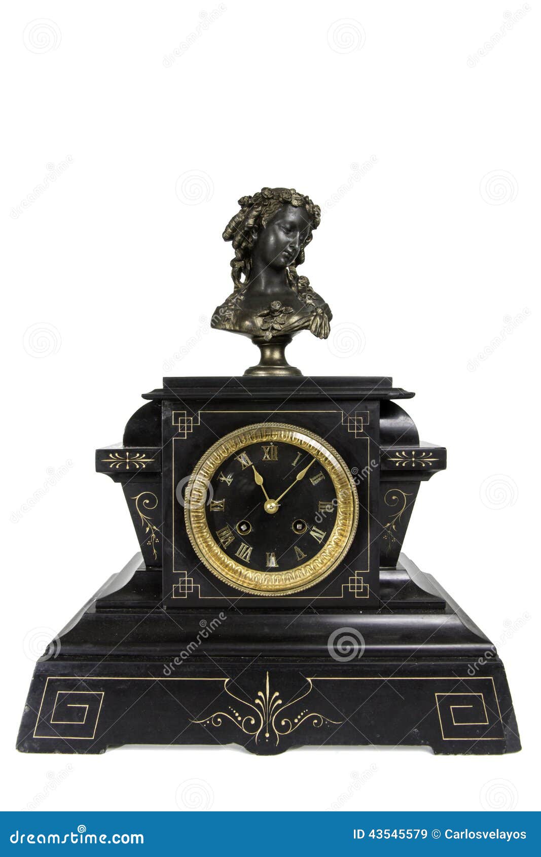 Old Table Clock stock image. Image of artisan, handwork - 43545579