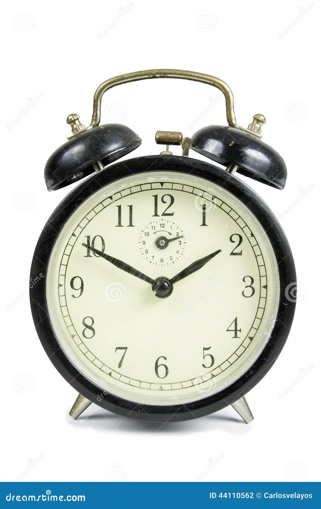 Old Table Clock stock photo. Image of bell, alarm, history - 44110562