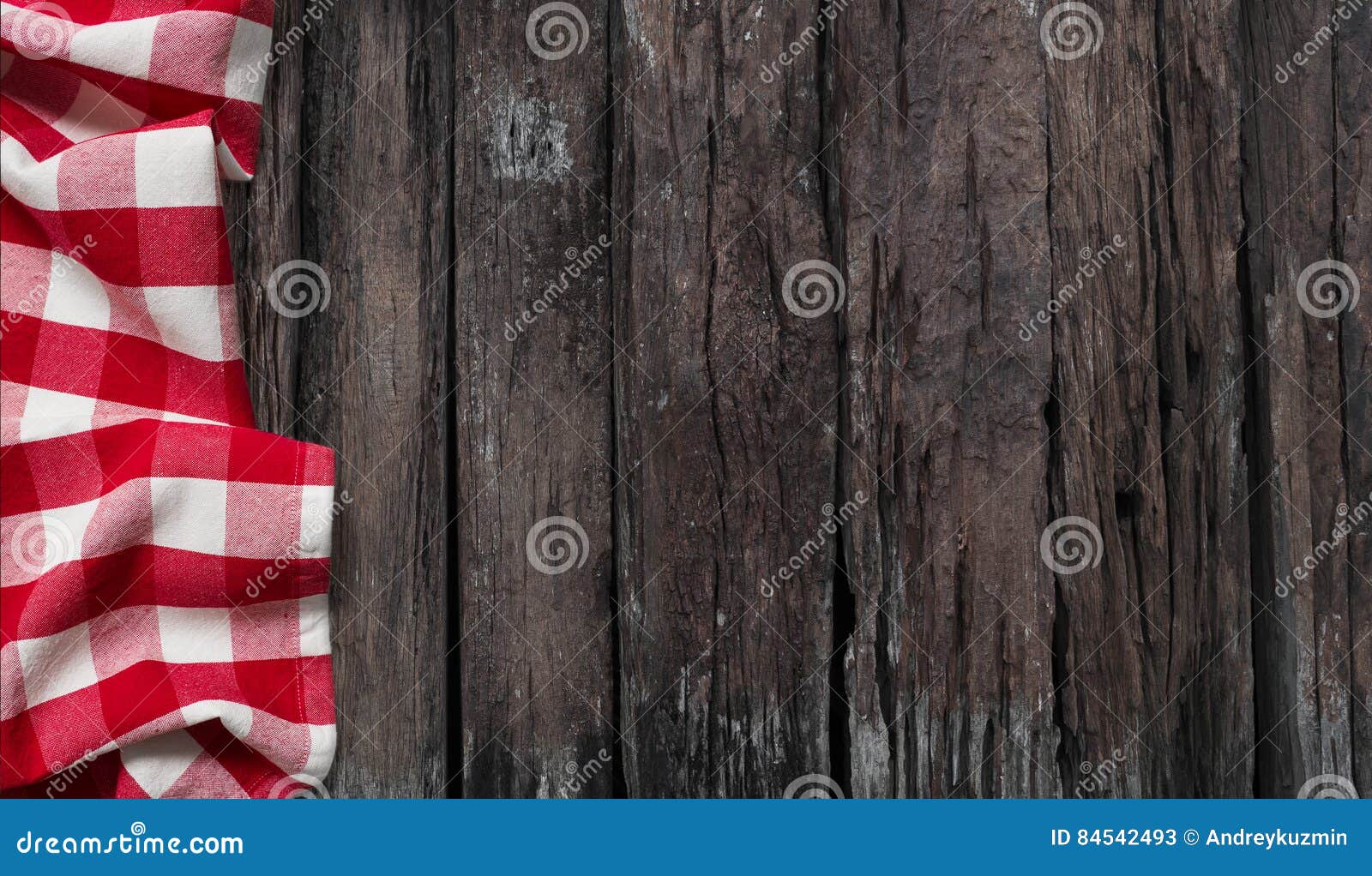 Old Table with Red Tablecloth Top View Stock Image - Image of dinner ...