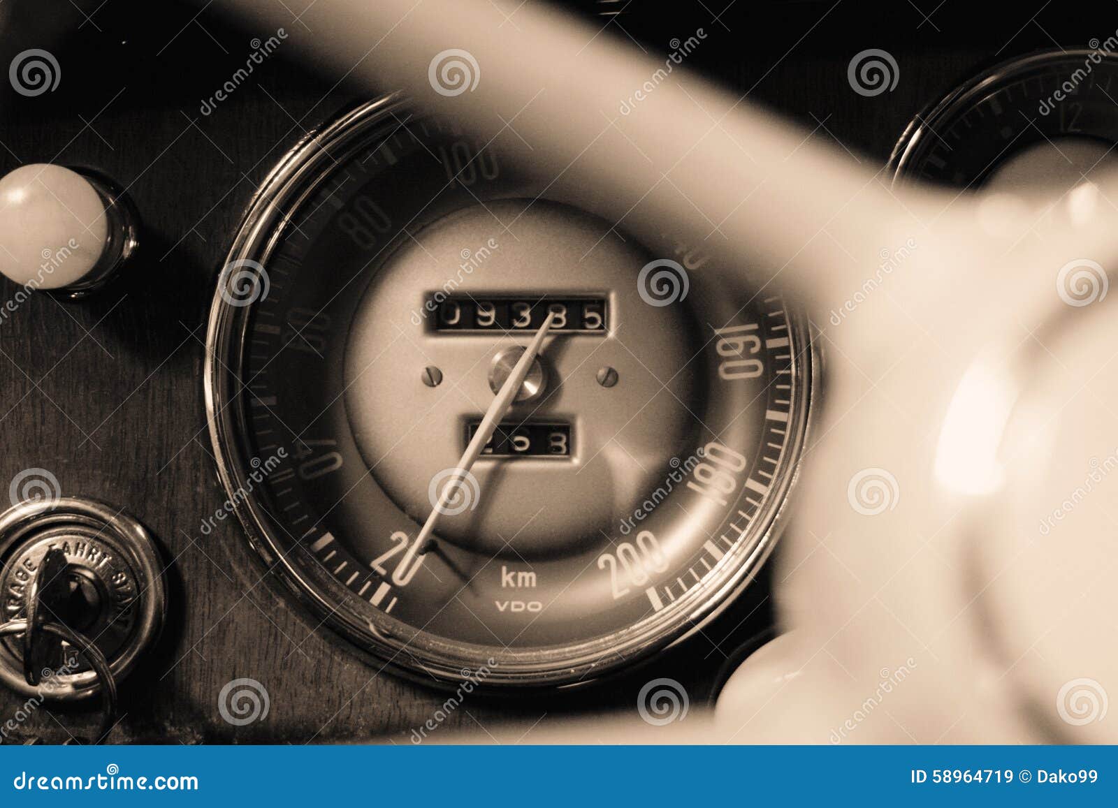 Old Tachometer stock image. Image of classic, cockpit - 58964719