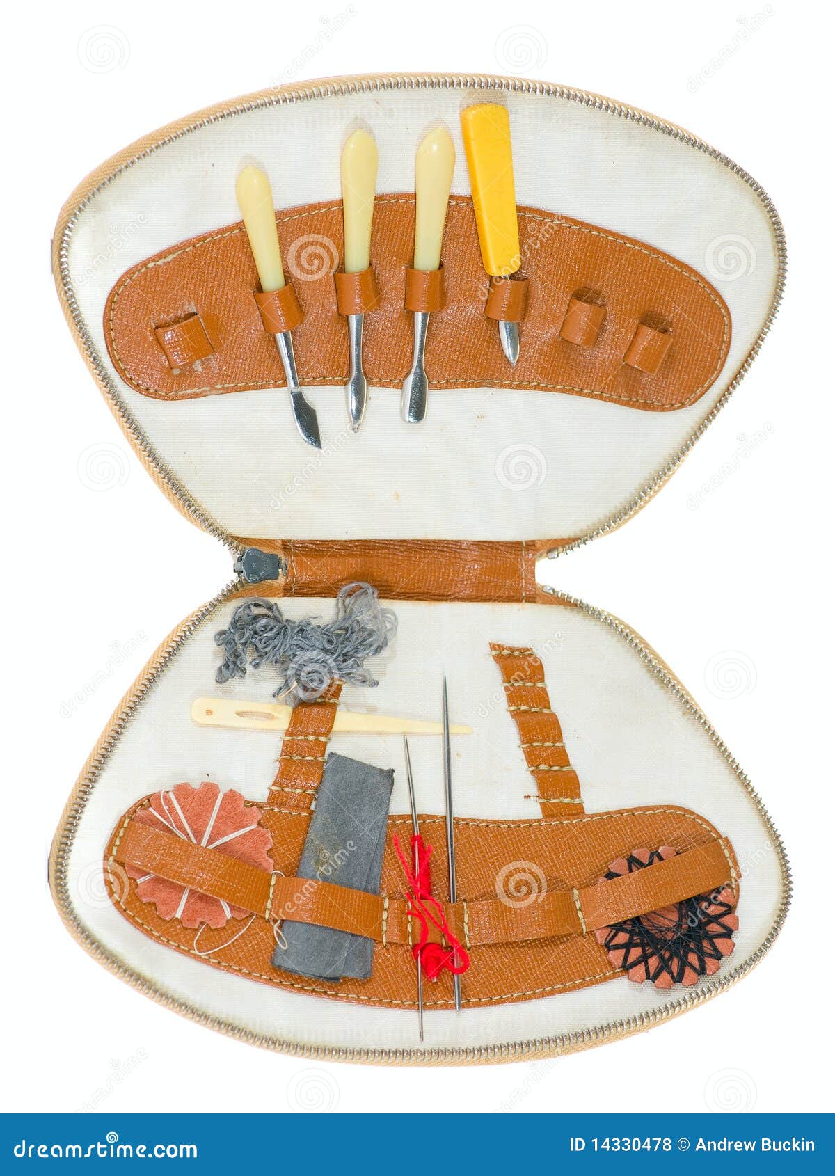Old tailoring set stock photo. Image of accessories, tape - 14330478