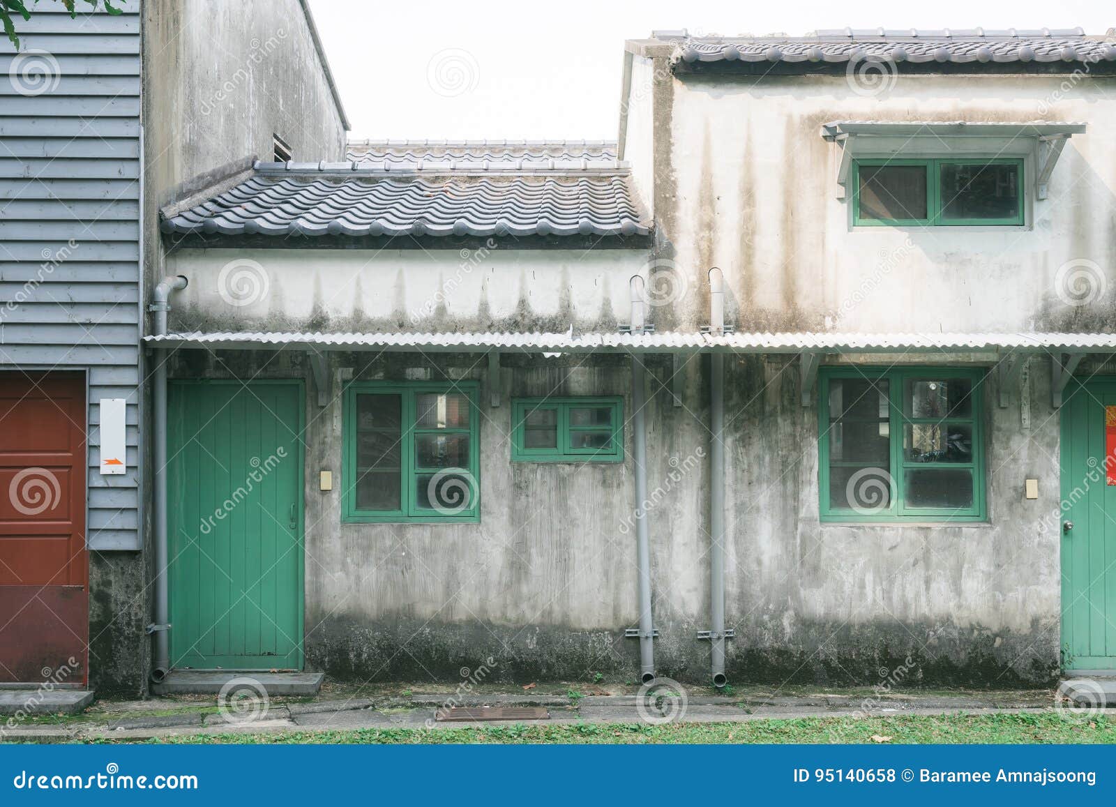 Old Taipei Building Appearance Home Editorial Stock Photo - Image of ...