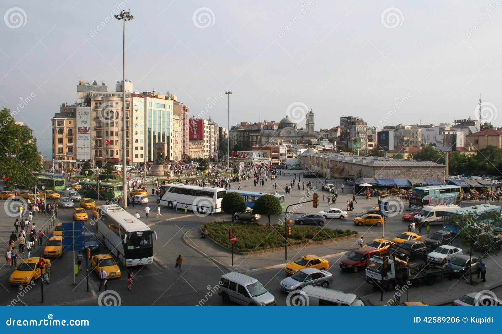 Old Taksim Square editorial photo. Image of taksimeydani - 42589206