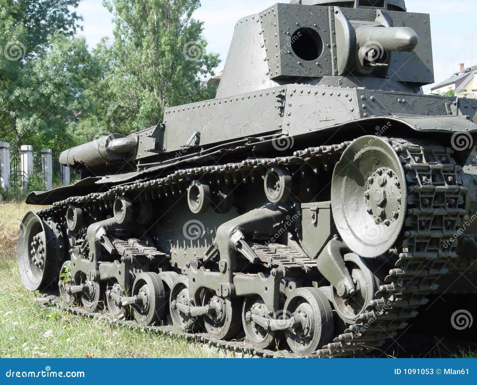 Old Tank stock image. Image of navy, steel, military, arymy - 1091053