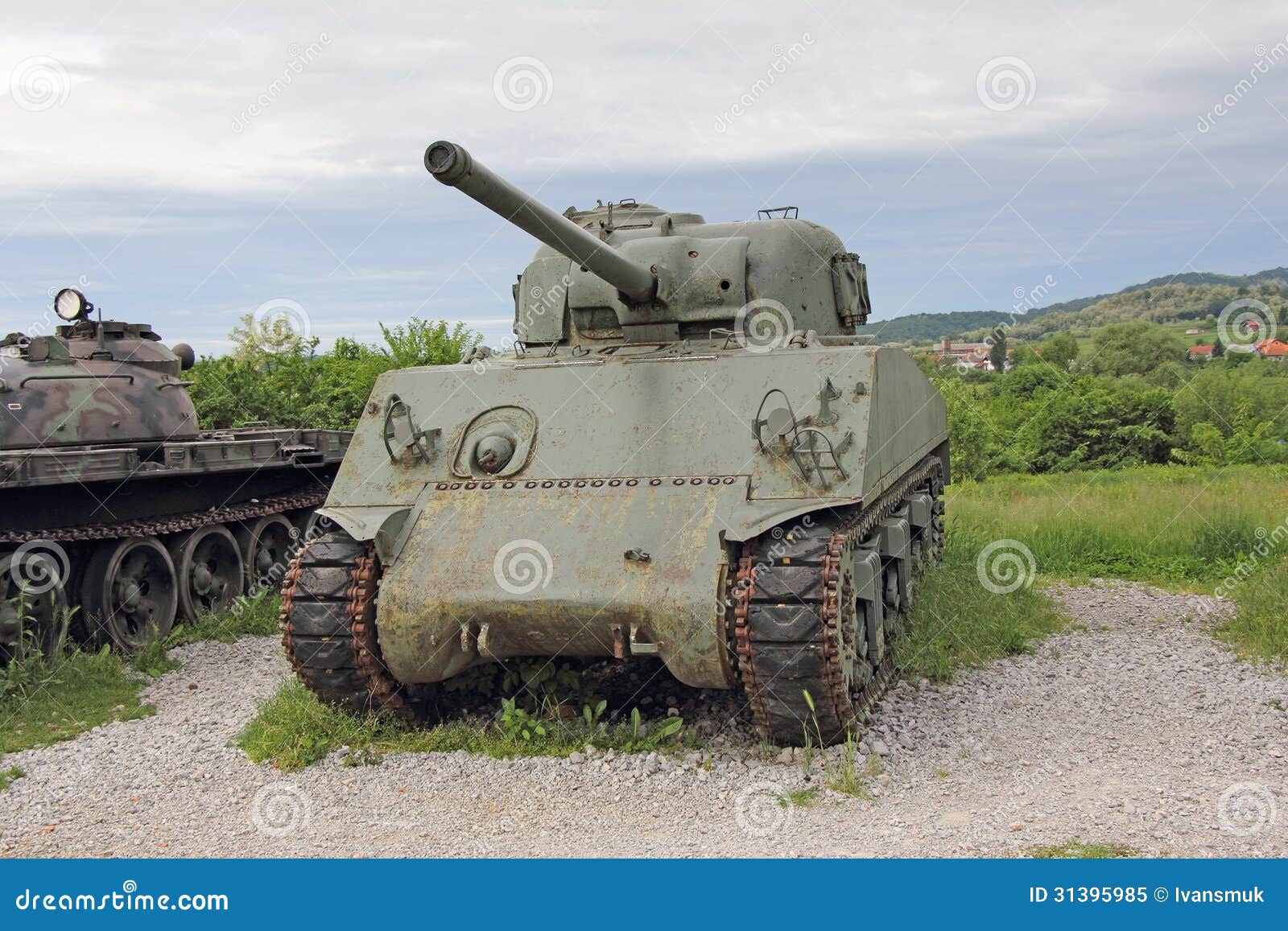 Old Tank Stock Image | CartoonDealer.com #31395985