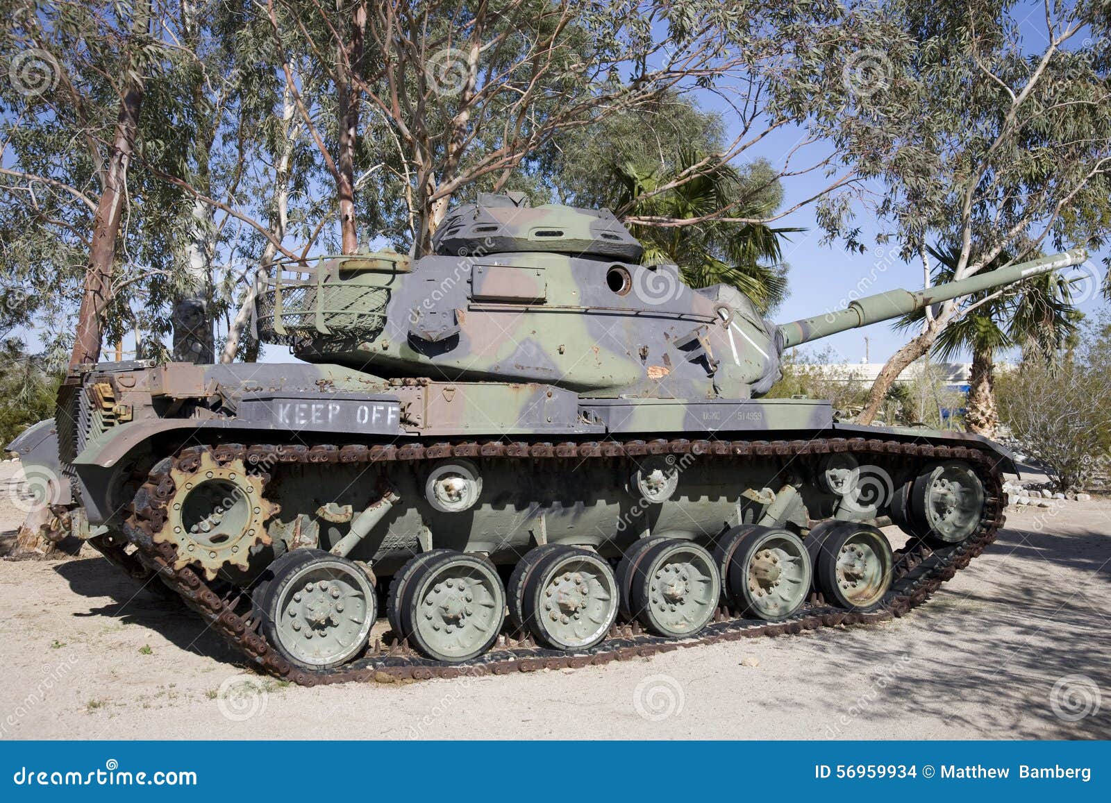 Old Tank stock photo. Image of metal, blue, green, brush - 56959934